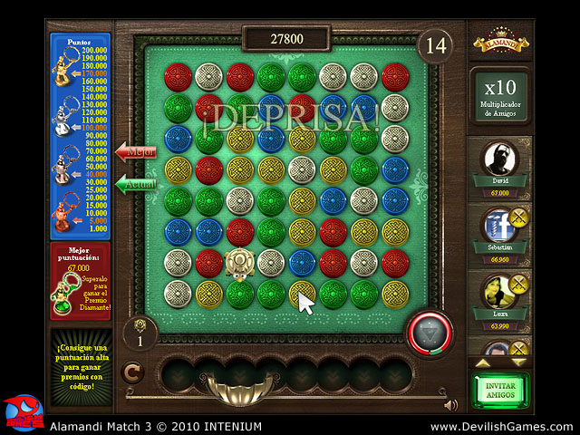 INTENIUM lanza el videojuego para Facebook Alamandi Match 3 creado por ...